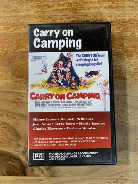 CARRY ON CAMPING VHS Classic Comedy $18.64 - PicClick AU