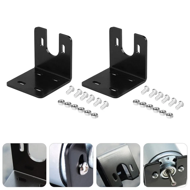 2 SETS GEAR Motor Stands Small Mount Horizontal Mounting Bracket $30.02 ...