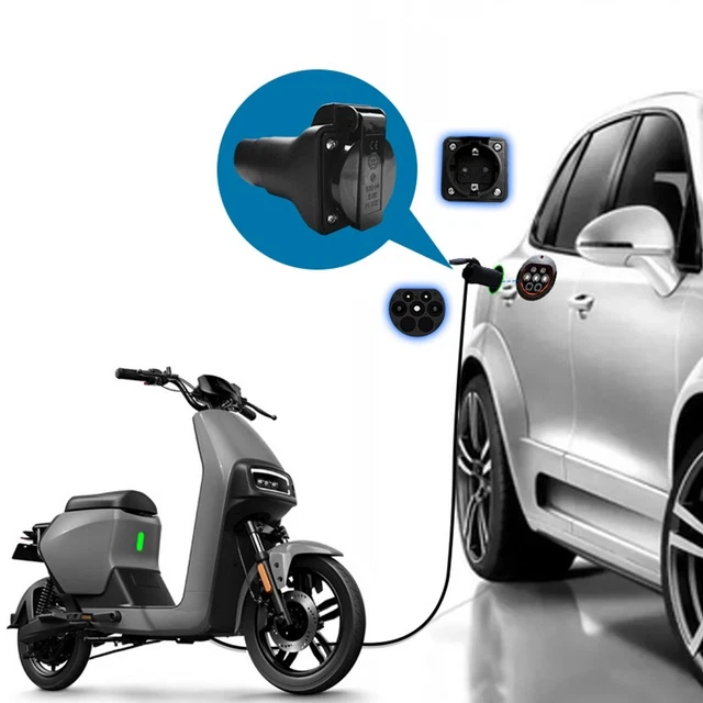 GBT V2L PORTABLE Discharger EV Conversion Schuko Socket Electric4624 ...