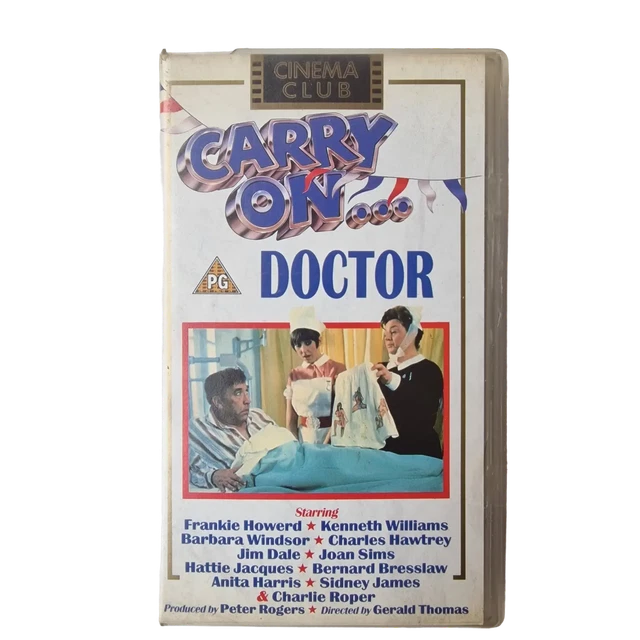 VINTAGE CARRY ON Doctor Vhs Cassette Movie £11.20 - PicClick UK