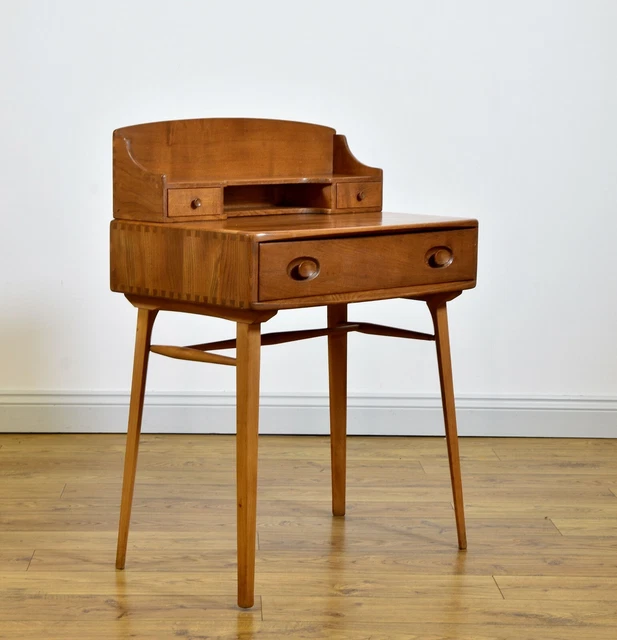 VINTAGE ERCOL 1960S SMALL ELM WRITING DESK £720.00 - PicClick UK