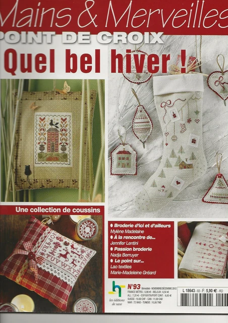 MAGAZINE MAINS Et Merveilles' - N° 93 - 11 2012 EUR 1,50 - PicClick FR