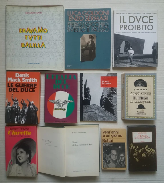 Fascismo Benito Mussolini IN VENDITA! - PicClick IT