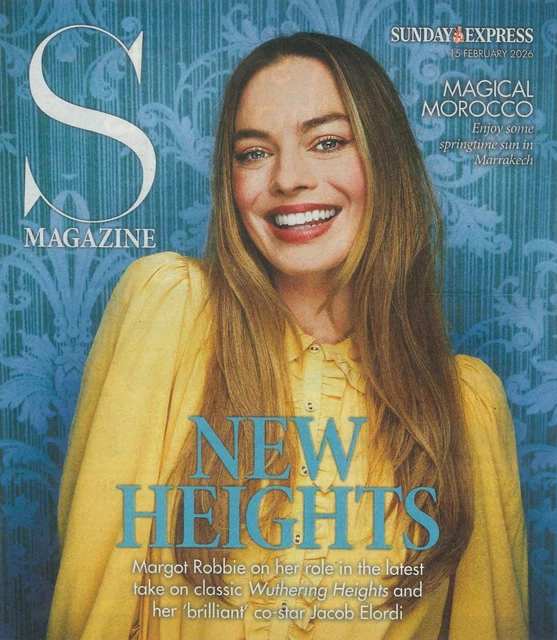 SUNDAY EXPRESS MAGAZINE: Margot Robbie, Wuthering Heights, Fashion, 15. ...