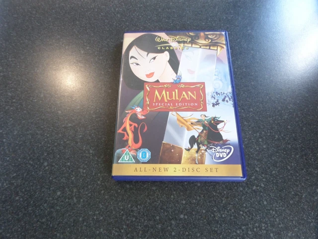 MULAN DVD DISNEY Classic Adventure 2 Disc Special Edition In Exc Cond L ...