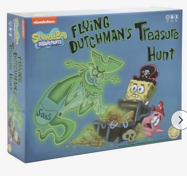 NICKELODEON SPONGEBOB FLYING Dutchman's Treasure Hunt board game ...