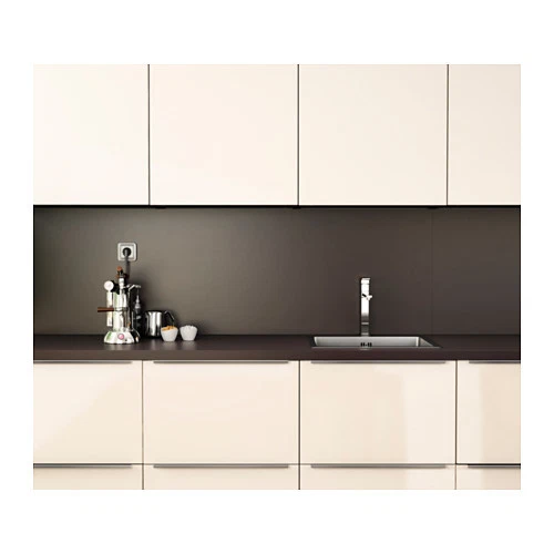 IKEA RINGHULT HIGH Gloss Yellow white kitchen door front 60 x 140cm 902 ...