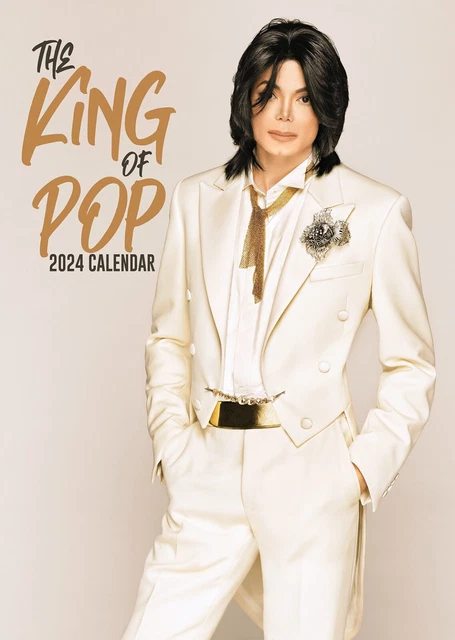 MICHAEL JACKSON 2024 A3 Wall Calendar by Rebel Music : The Iconic King ...