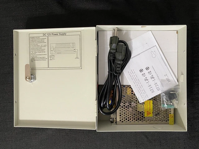 PTC CP1218-10A FUSE Power Supply Box 12V DC 10A - New Open Box $59.99 ...