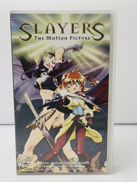 SLAYERS THE MOTION Picture VHS Anime $19.99 - PicClick AU