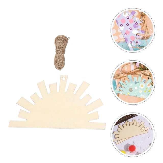 10 PCS CHARMS for Crafting Small Wood Slices Blank Pendants Diy ...