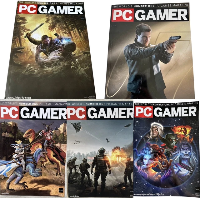 PC GAMER MAGAZINE Subscriber Covers Back Issues Sept Nov Xmas Dec 2025 ...