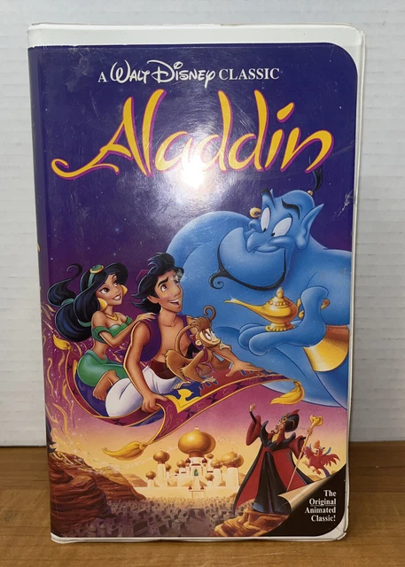ALADDIN (VHS TAPE 1993) Walt Disney Classic , Rare Black Diamond ...