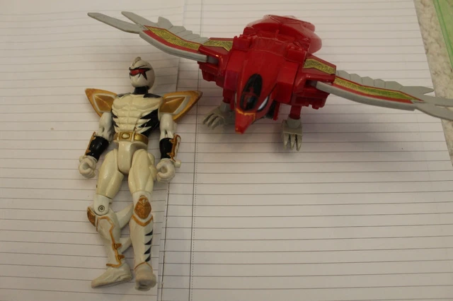 POWER RANGER CHORIKI sentai ohranger lobo sky- phoenix 1996 WHITE dino thunder EUR 10,00 ...