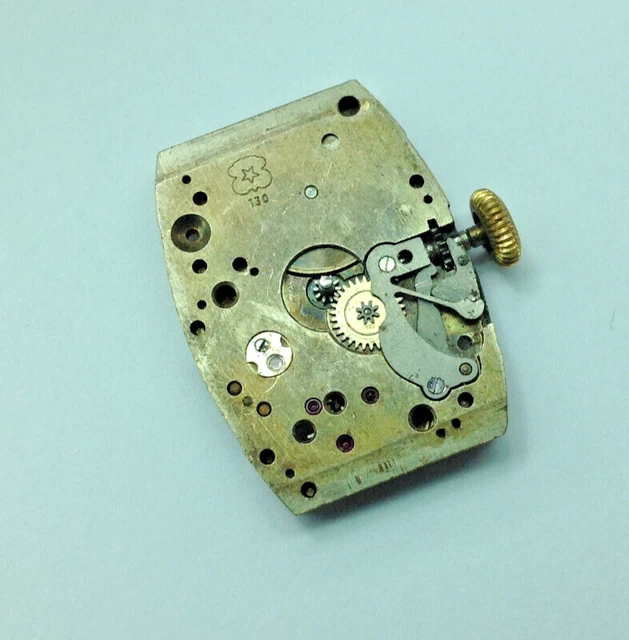 VENUS CAL. 130 Mechanical Tank Watch Movement - Restoration / Repair £ ...