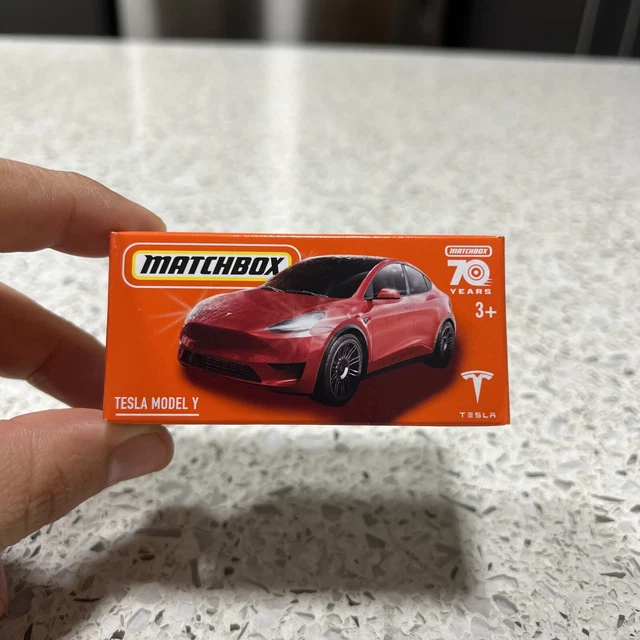 MATCHBOX - NEW Tesla Model Y - Red - box new and sealed $8.00 - PicClick AU