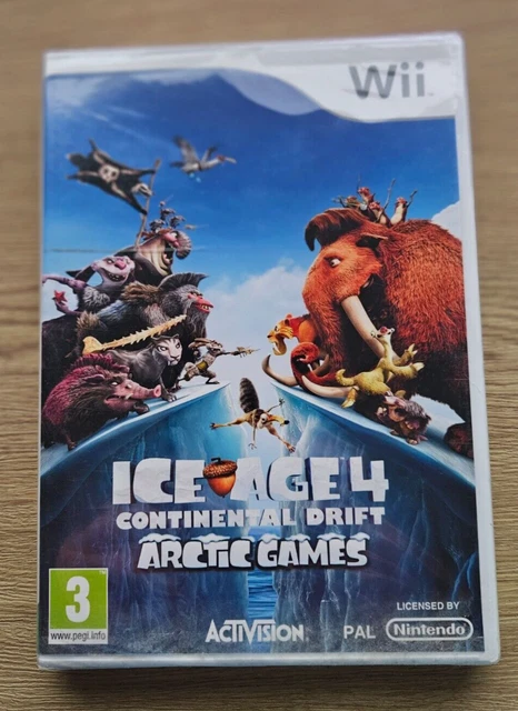 ICE AGE 4 Continental Drift Arctic Games Nintendo Wii - UK PAL - NEW ...