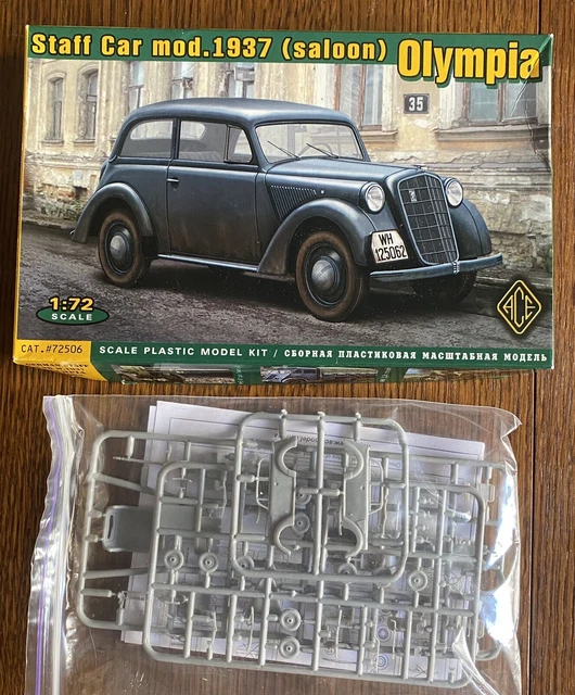 MAQUETTE ACE 72506 Staff Car Olympia German Ww2 1/72 (138) EUR 15,00 ...