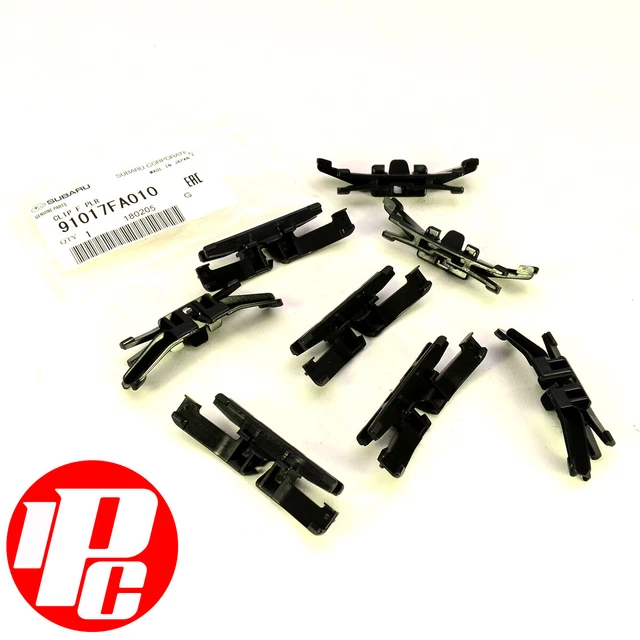 GENUINE ROOF TRIM Clips 8 Side Of Windscreen 93-00 Fits Subaru Impreza ...