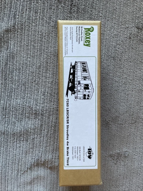 ROXEY MOULDINGS 7C60 LBSCR/SR Stroudley 4w Brake Third Unopened Kit O ...
