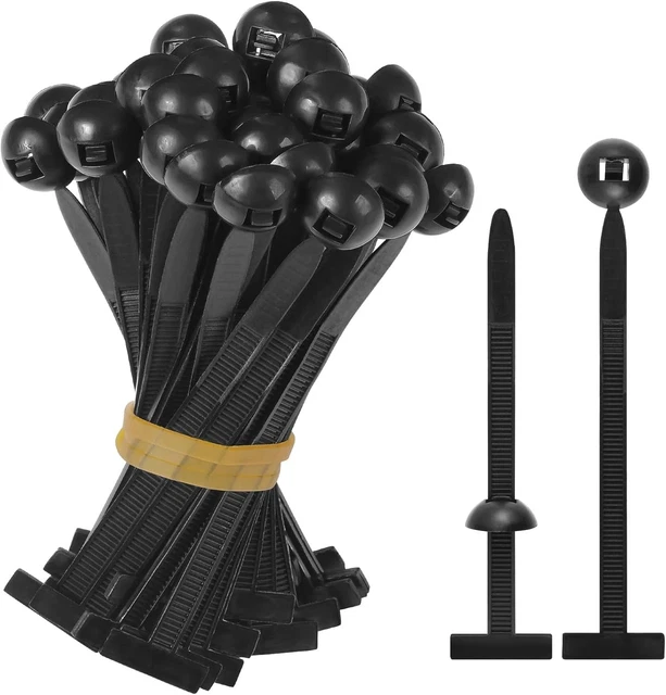 VERSATILE NYLON CABLE Tie Buckles - 120 Pcs for Car Repairs and ...