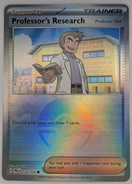 PROFESSOR'S RESEARCH 122/131 Pokémon TCG S&V Prismatic Evolutions ...