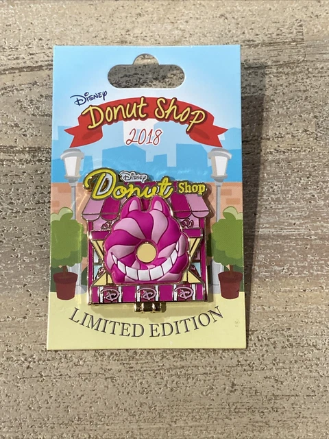 DISNEY DONUT SHOP Cheshire Cat Alice In Wonderland Pin Of The Month Pin ...
