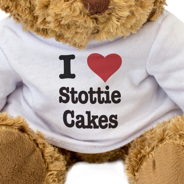 I LOVE STOTTIE CAKES - Teddy Bear - Cute Cuddly Soft Adorable - Gift ...