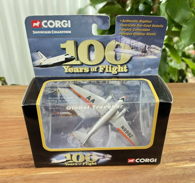 CORGI COLLECTION 100 Years Of Flight Douglas DC3 American Airlines ...