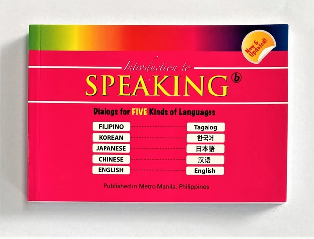 INTRODUCTION TO SPEAKING Filipino Korean Japanese Chinese English ...