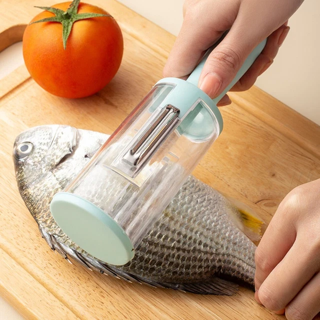FISH SCALE REMOVER Fish Shape Design Grater Remover Easy Clean Peelers ...
