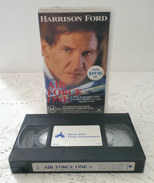 AIR FORCE ONE, Harrison Ford, VHS Tape, Vintage 1997 £7.46 - PicClick UK