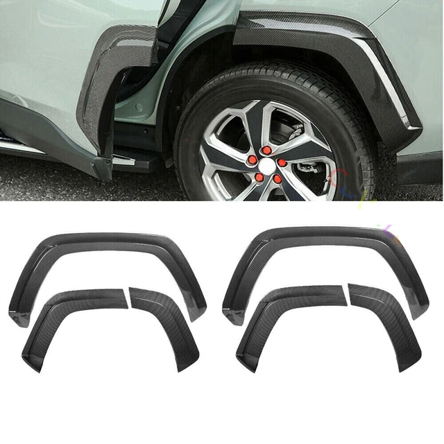 FOR TOYOTA RAV4 2019-2023 Carbon Fiber Fender Flares Wheel Arch Wide ...