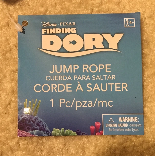 DISNEY PIXAR FINDING Dory Kids Jumping Rope Blue Nemo Dory Print ...