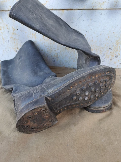 SOVIET RUSSIAN ARMY RKKA field tarpaulin boots WW2 type size 38 C new £ ...