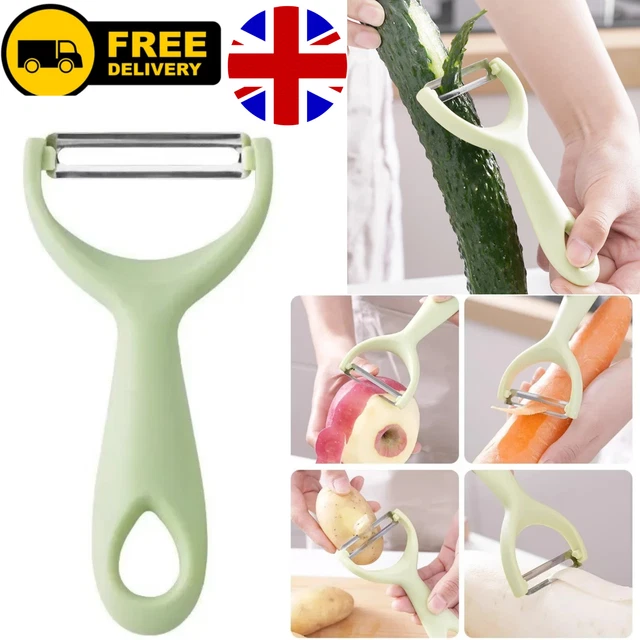 HEAVY DUTY STAINLESS Steel Fruit Vegetable Slicer Potato Peeler Kitchen ...