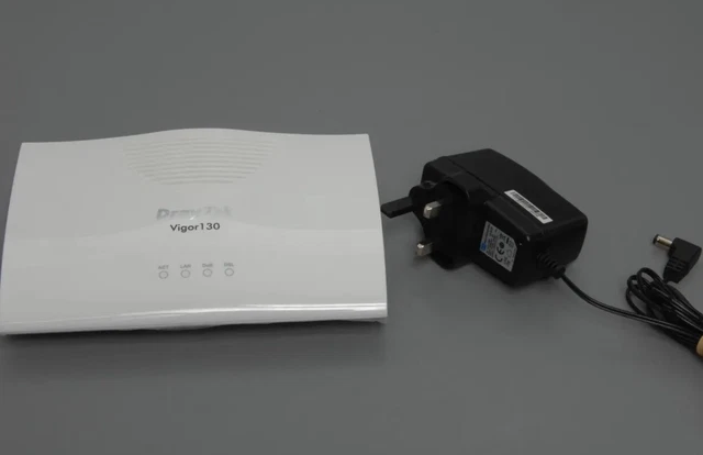 DRAYTEK VIGOR 130 ADSL2+/VDSL2 (FTTC/BT Infinity) modem Ethernet bridge ...