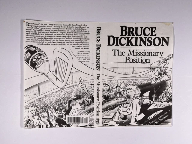 IRON MAIDEN BRUCE Dickinson Flyer The Missionary Position Original 1992 ...