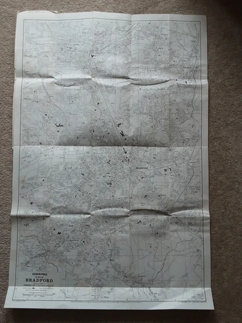 VINTAGE GEOGRAPHIA MAP Bradford Large Scale Detailed Street Plan £7.99 ... VINTAGE GEOGRAPHIA MAP Bradford Large Scale Detailed Street Plan £7.99 ...