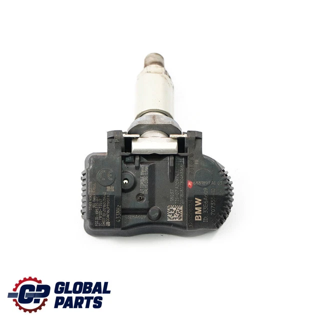 GENUINE BMW TYRE Pressure Wheel Electronics Module Sensor RDC 433MHZ ...