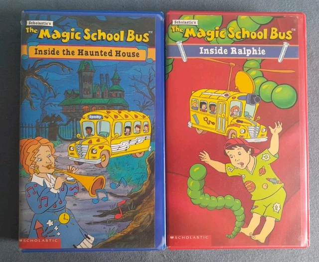 SCHOLASTIC THE MAGIC School Bus VHS Clam Shell 2 Movie Tapes Science ...
