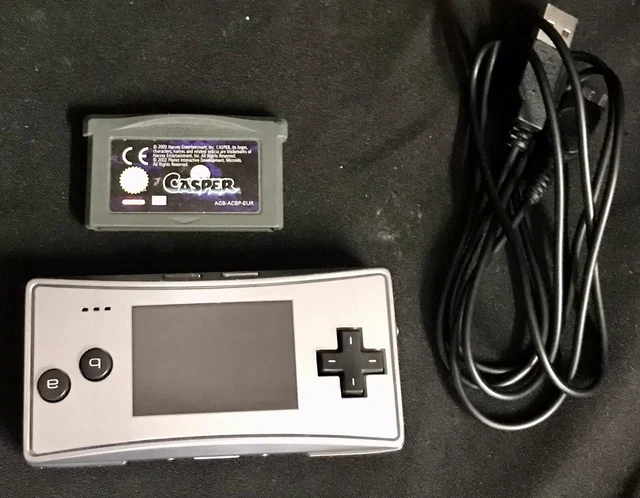 RARE - CONSOLE Nintendo Gameboy Advance Micro Grise Pal Euro + Jeu ...