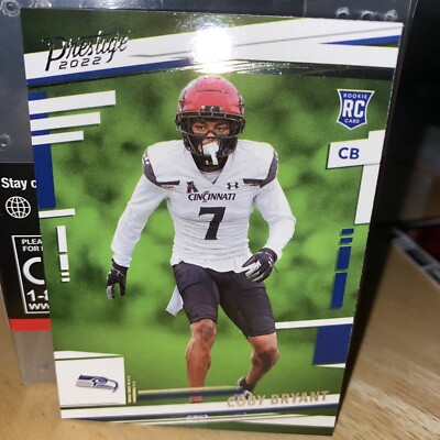 COBY BRYANT 2022 Prestige #390 RC Cincinnati Seattle Seahawks NFL ...