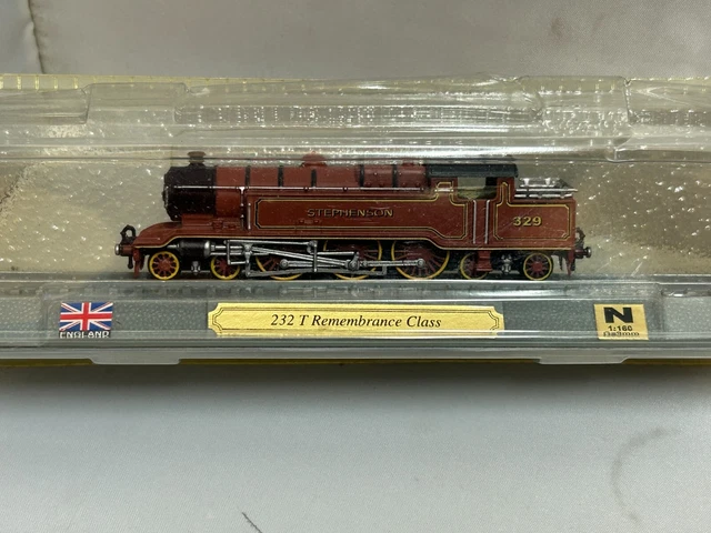 DEL PRADO N Gauge Static Model Train 232T REMEMBRANCE CLASS STEPHENSON ...
