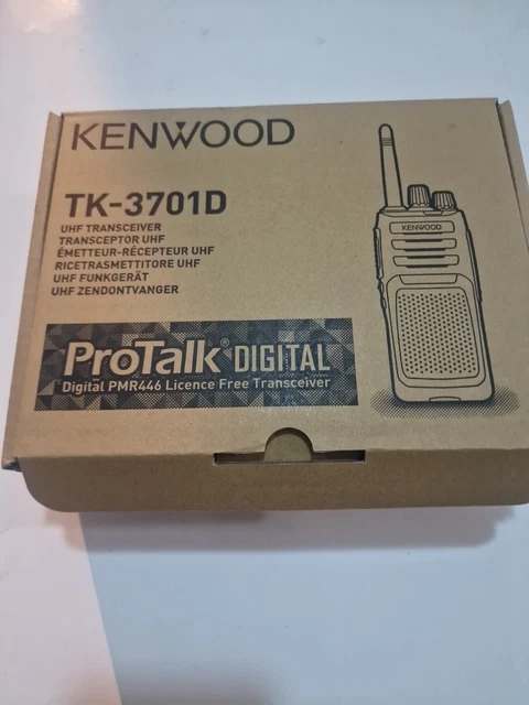 KENWOOD TK-3701D DIGITAL PMR446 Licence Free Two-Way Radio £140.00 - PicClick UK