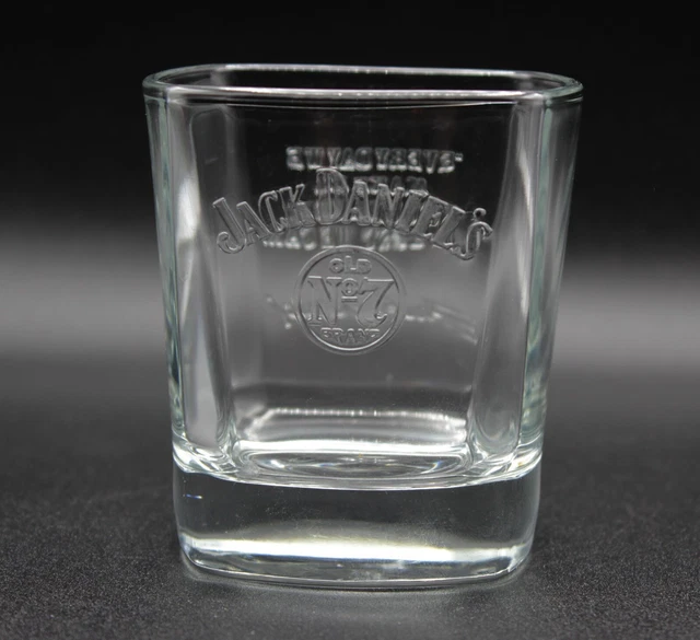 JACK DANIELS OLD No 7 Square Rock Glass! Good Condition! $5.00 - PicClick