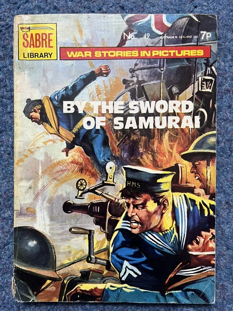 SABRE WAR PICTURE Library Comic No. 49 By the Sword of Samurai EUR 3,50 ...