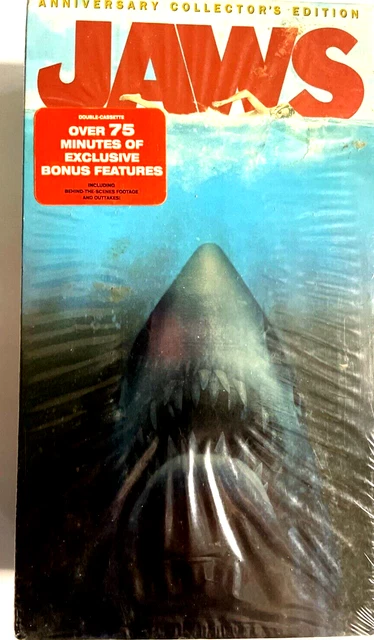 JAWS (VHS, 2000, 2-Tape Set, Anniversary Collectors Edition Double-Pack ...