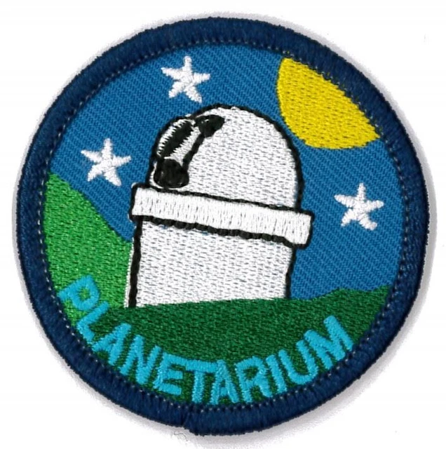 GIRL BOY CUB PLANETARIUM observatory Fun Patches Crests Badge Guide ...