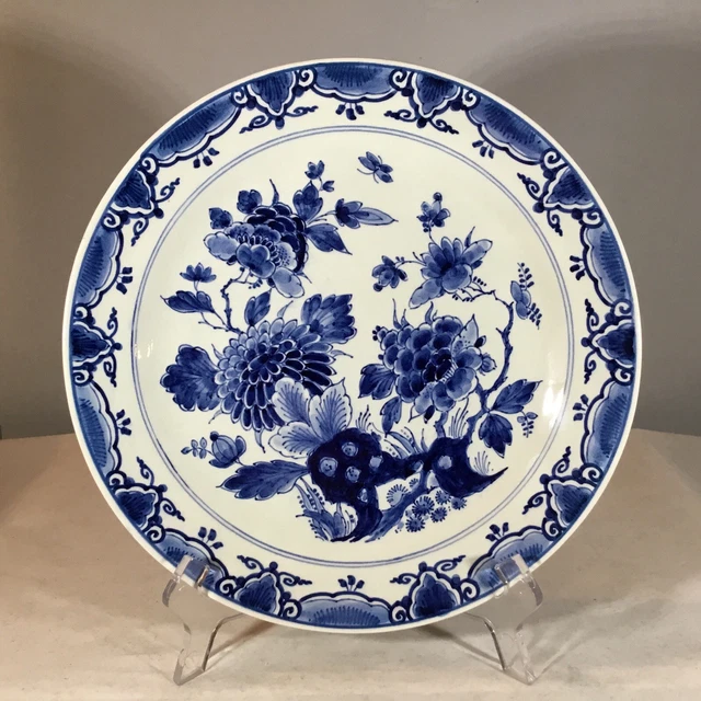 STUNNING DUTCH ROYAL DELFT De Porceleyne Fles 10” Tricentennial Plate ...